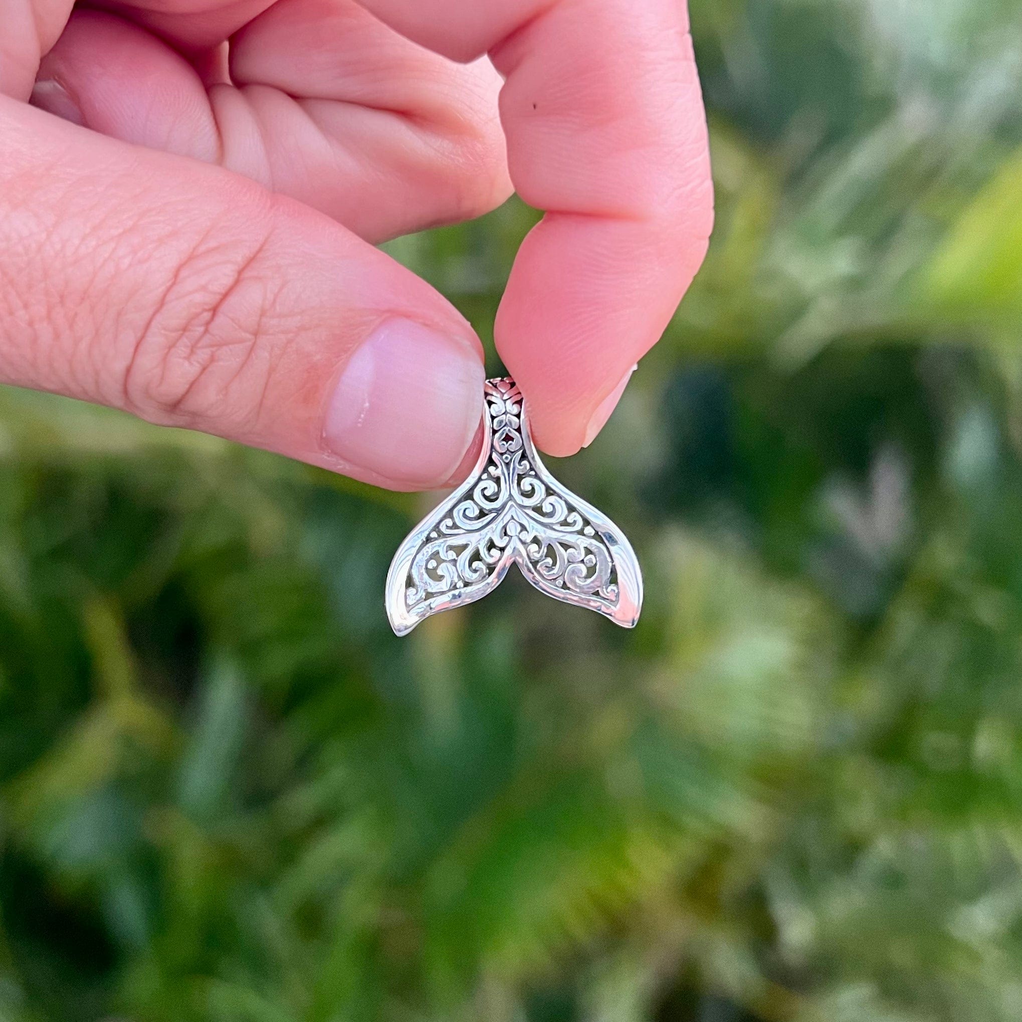 Filagree Whale Tail Pendant | Whaler's Locker